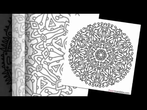 Mandalas: Free Coloring pages - Video of Free Mandala Designs