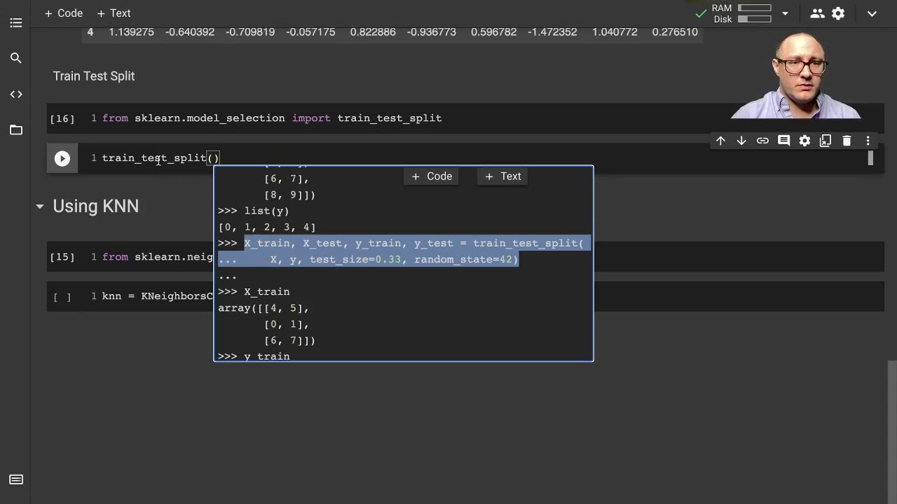 K Nearest Neighbors with Python