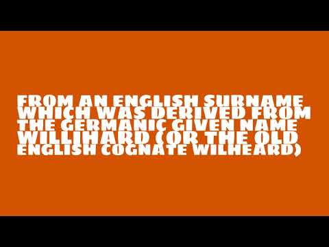 What is the origin of the name Willard?