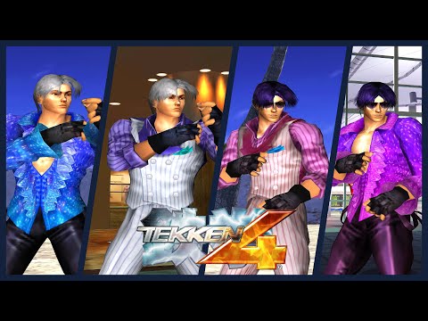 Tekken 4 All Outfits - Lee Chaolan/Violet 4K