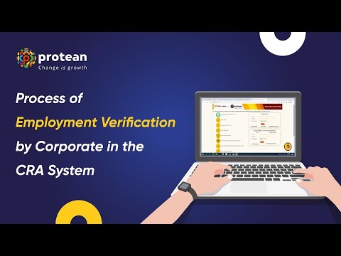 VP2. Process of Employment Verification by Corporate in the CRA System.