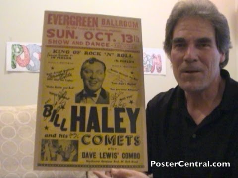 Bill Haley & Comets Concert Poster 1950’s Window Display ...
