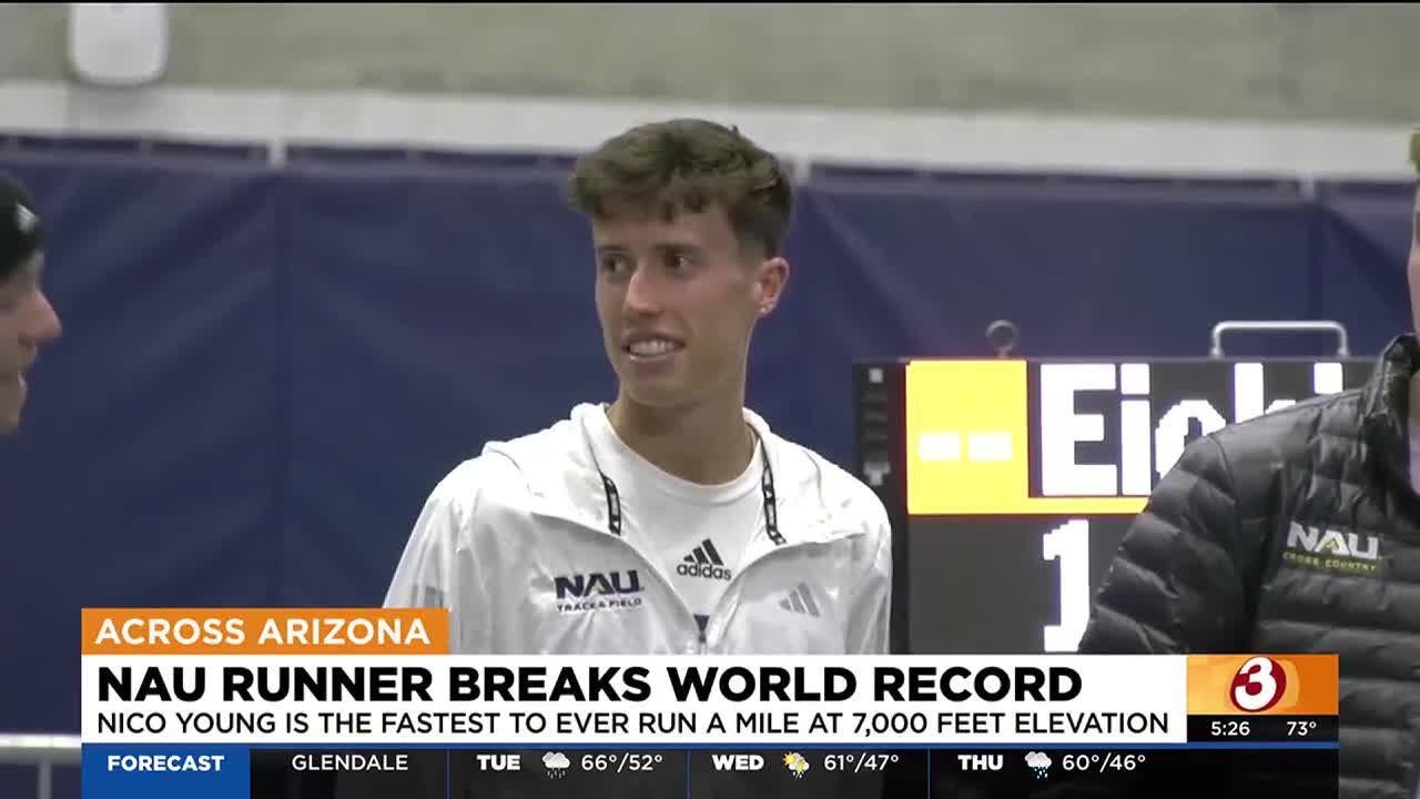 NAU Runner breaks world record
