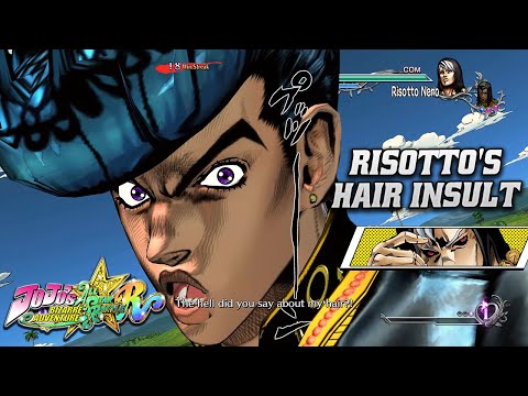 Risotto Nero Insults Josuke's Hair | JoJo's Bizarre Adventure: All-Star Battle R