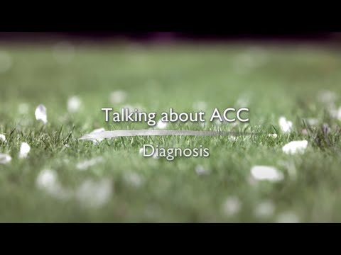 Talking about ACC: Diagnosis