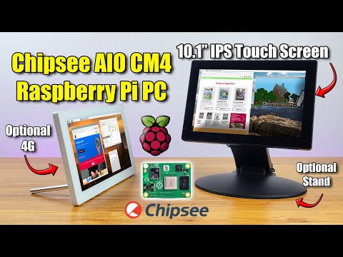 The Chipsee AIO-CM4-101 is An Amazing AIO Touchscreen RPi CM4 PC!