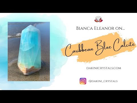 Caribbean Blue Calcite Crystal