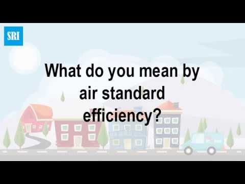 What do you mean by air standard efficiency
