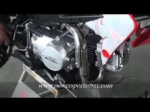 new Assembly part3 Powersportsmax DB-x04(XB-33) 125cc Youth Dirt Pit Bikes