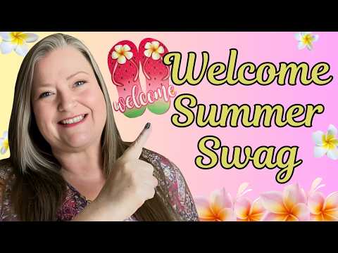 DIY Summer Welcome Swag: A Step-by-Step Guide to Crafting with a Clever Base