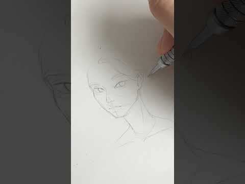 quick sketch:) #sketching #faces #portrait #portraitdrawing #sketches #sketchbook #prettyface