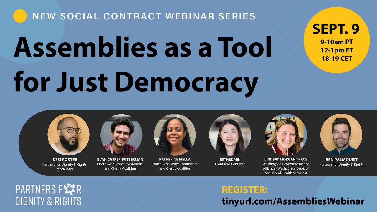 Assemblies as a Tool for Just Democracy