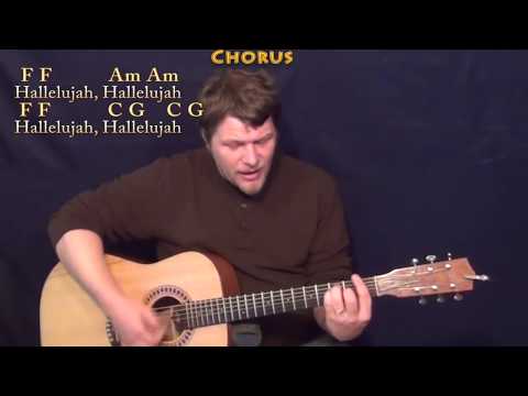Hallelujah (Rufus Wainwright) Strum Guitar Cover Lesson with Chords/Lyrics #hallelujah
