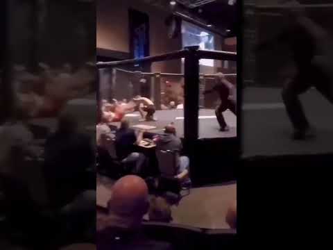 Dropkick in MMA fight 😂
