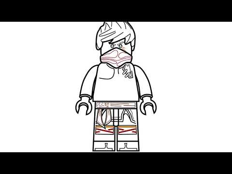 new How to draw Lego Ninjago Kai Hands of Time coloring pages
