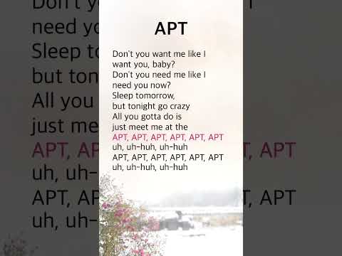 APT | ROSÉ, Bruno