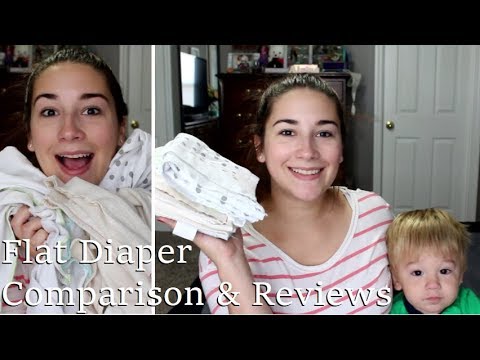 Flat Diapers Comparisons & Reviews : GMD, Geffen, Nicki's, FSTs