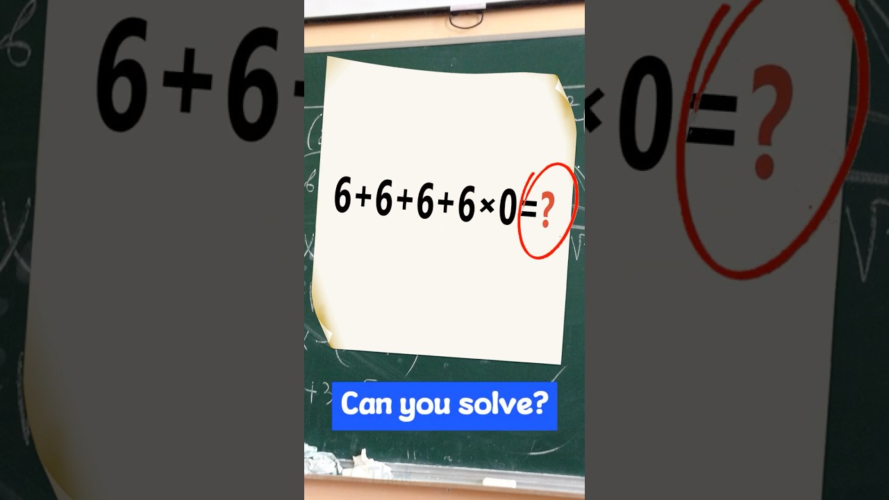 Math puzzle - Don't do that mistake!