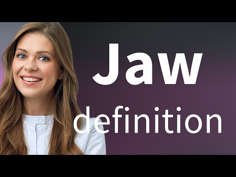 Jaw • definition of JAW
