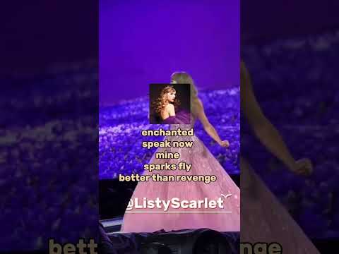 if I created The Eras Tour setlist | listysreputation #taylorswift #fyp #viral #shorts