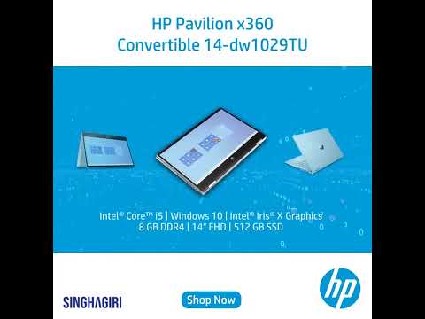 HP Pavilion x360 Convertible 14-dw1029TU (Singhagiri)
