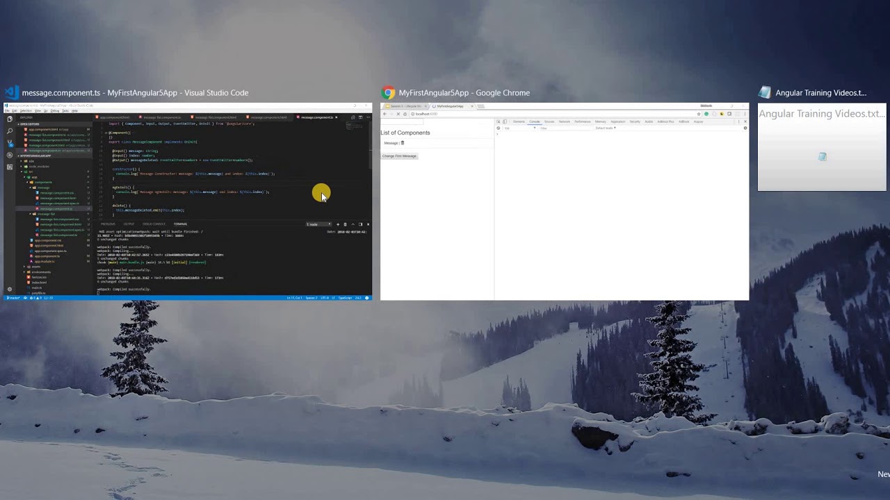 Angular Training Part 3 - Using LifeCycle Hooks in Angular