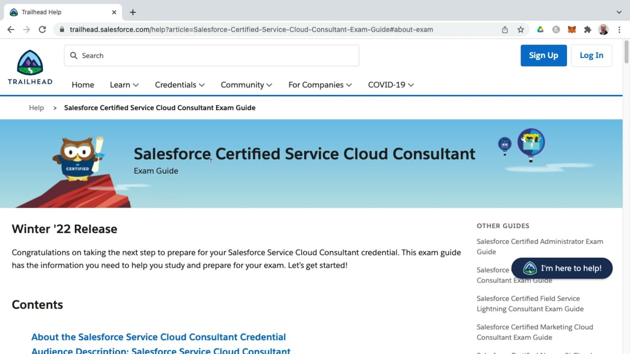 Salesforce Service Cloud Consultant Exam Guide