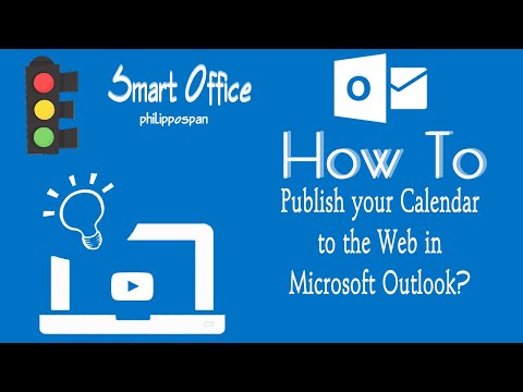 How To Publish Your Calendar To The Web in Microsoft Outlook?
