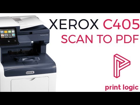 Scanning to single page PDF’s – Xerox C405