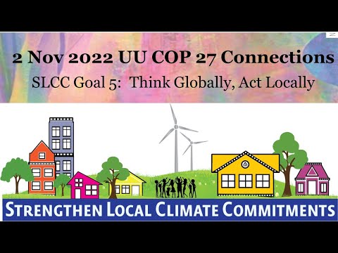 2 Nov 2022 UU COP 27 Connections SLCC