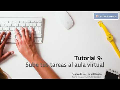 Tutorial 10: Sube tu tarea a Moodle
