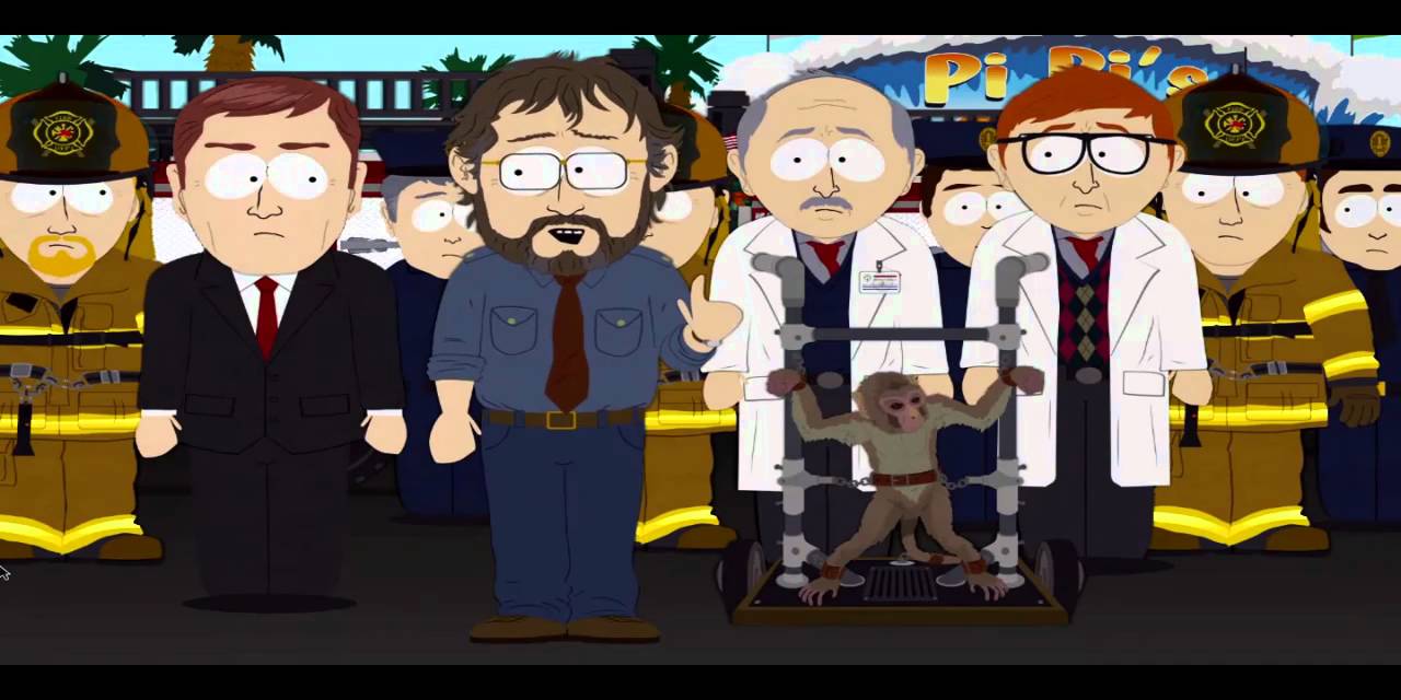 South Park Pee on Monkey