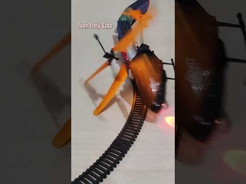 Epic RC Helicopter Failures vs Train ASMR #asmr | ASMR Video