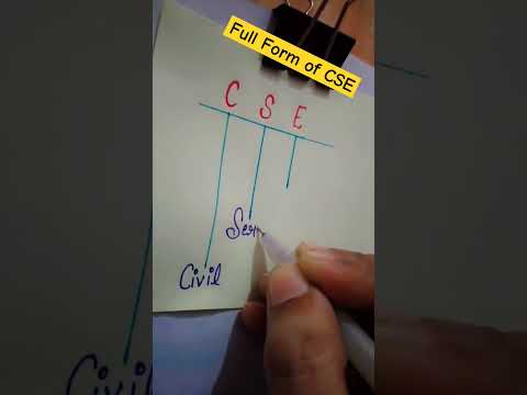 Full Form of CSE | Meaning of CSE | CSE | #shortsfeed #shorts #cse #generalknowledge #fullform #yt