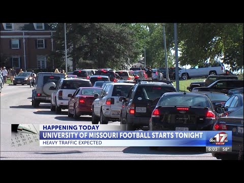Traffic impacts expected for Mizzou football home opener