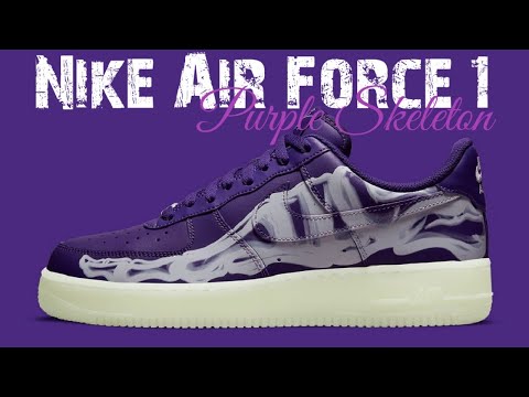 Nike Air Force 1 “Purple Skeleton”