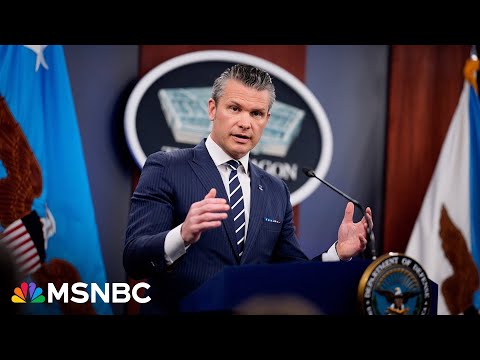 LIVE: Hegseth holds press conference at the Pentagon