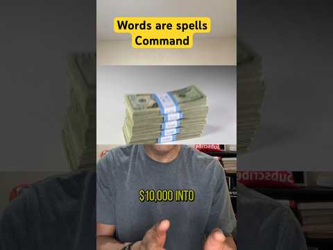 Words are spells! How to use the word Command to manifest! #manifestation #shorts #wordsarespells