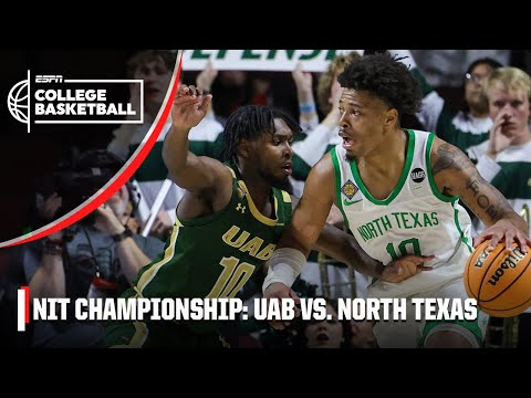NIT Championship: UAB Blazers vs. North Texas Mean Green | Full Game Highlights
