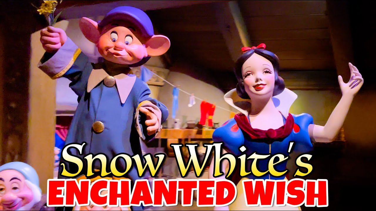 MyDisneyFix | Snow White's Enchanted Wish FULL POV - Snow White Ride ...