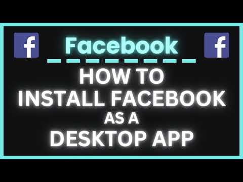 How To Install Facebook As A Desktop App | Easy Step-by-Step Tutorial