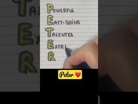 Meaning of the name PETER #meaning #name #peter