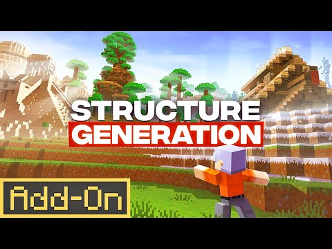 This Minecraft Add-on Adds 50 NEW Structures To Your World! (Structure Generation Addon)