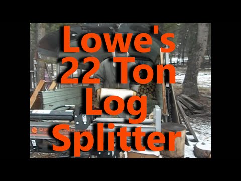 Lowe's Dirty Hands 22 Ton Gas Splitter