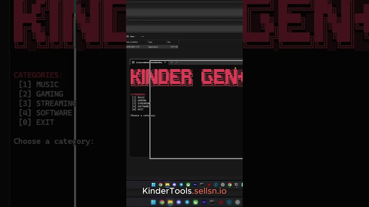 🔥 KinderGen++ – 400+ Premium Account Generator (MUSIC, GAMING, STREAMING, SOFTWARE) [2025]