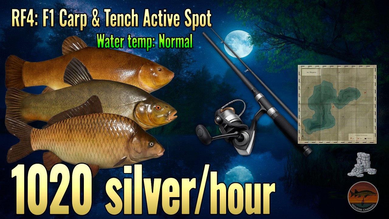 🎣 RF4 Copper Lake — TENCH & F1 CARP | Pop-Up Feeder Spot Guide | 1020 Silver