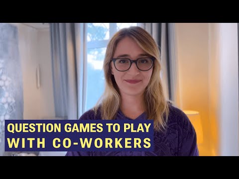 Fun question games to play with co-workers and friends