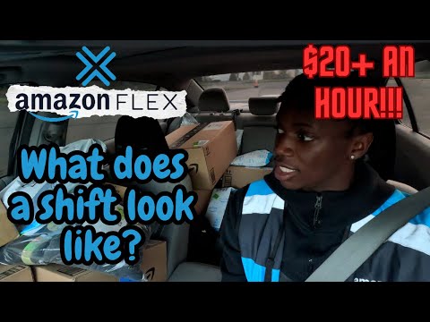 How to do an AMAZON flex shift!