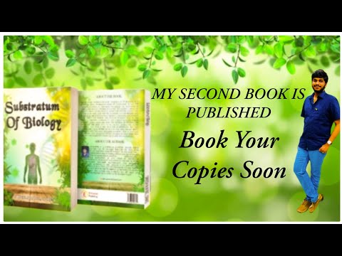 SUBSTRATUM OF BIOLOGY | ANNOUNCEMENT OF MY SECOND BOOK | SEMANTICS OF BASIC BIOLOGY | AUTHOR SIREESH