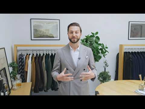What I'm Wearing Today: Wool Gabardine Suit + Ribbed Buttonless Polo
